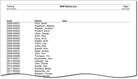 Patient Lists
