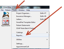 Activating the PQRS codes in ChiroOffice